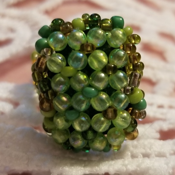 Jewelry | Handmade Beaded Ring | Poshmark